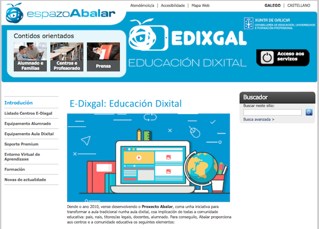 COORDINADORES-EDIXGAL: 1.6. O espazo "E-Dixgal" en EspazoAbalar | Aula ...