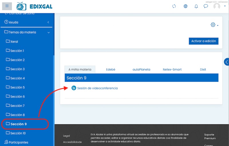 EDIXGAL-AVANZADO: 5.2. Inicio dunha xuntanza en BigBlueButton | Aula ...