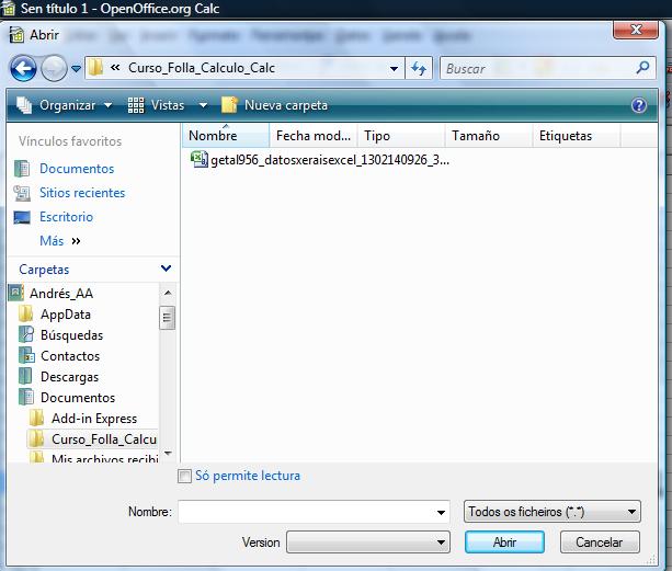 Obtención de listados de Xade en formato csv ou xls | A folla de ...