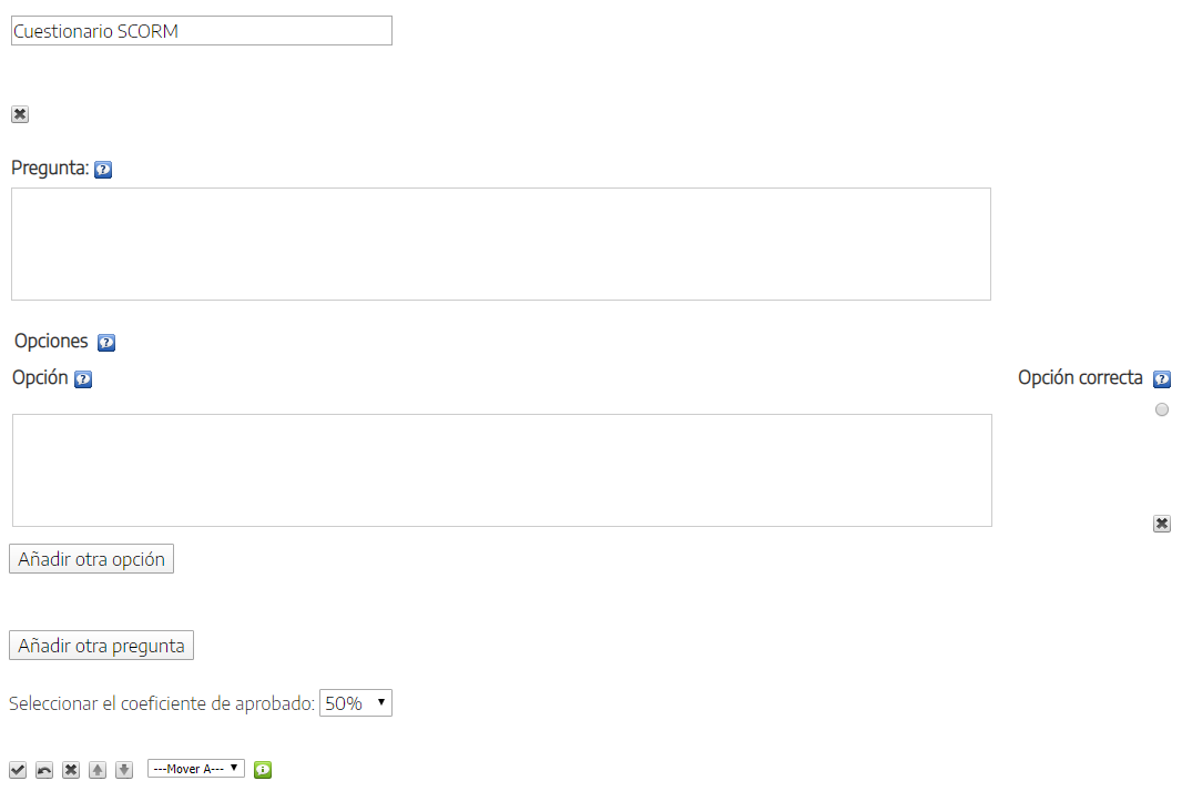 Cuestionario SCORM | eXeLearning 2.5. Tutorial - Manual