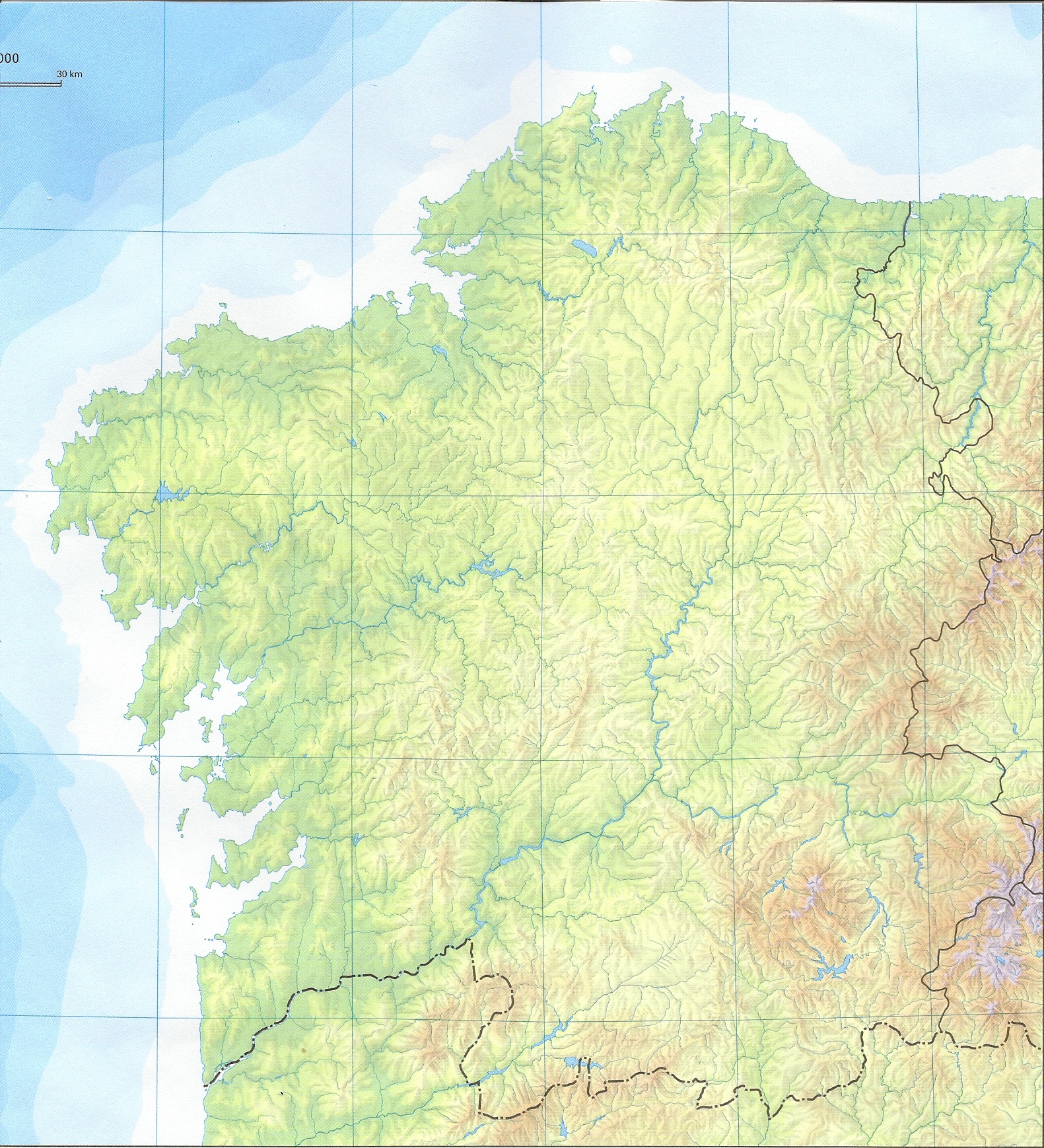 2324XH2ºESO: Mapas físicos de Galicia | AV IES MENDIÑO